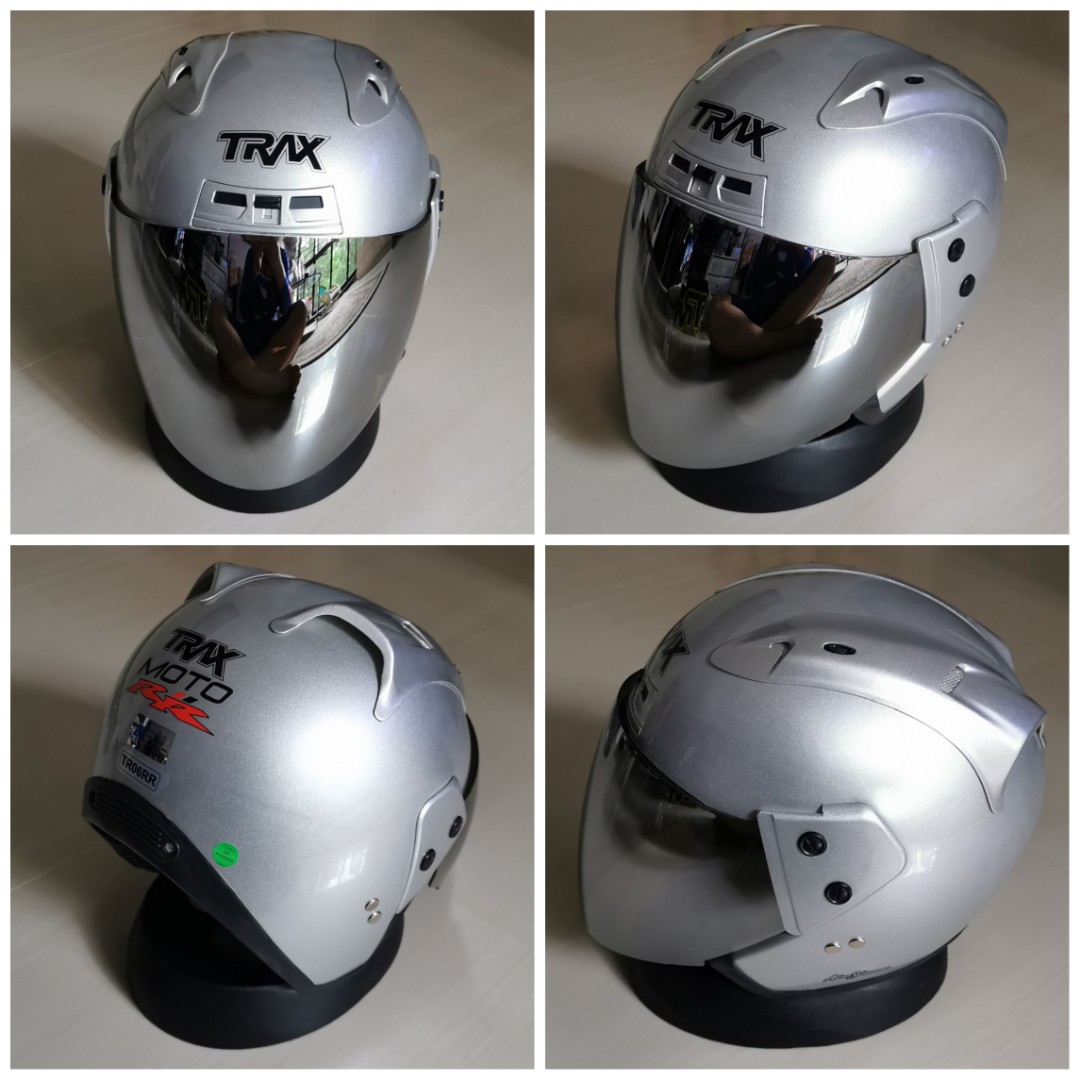 Trax Helmet, Motorcycles, Motorcycle Accessories on Carousell