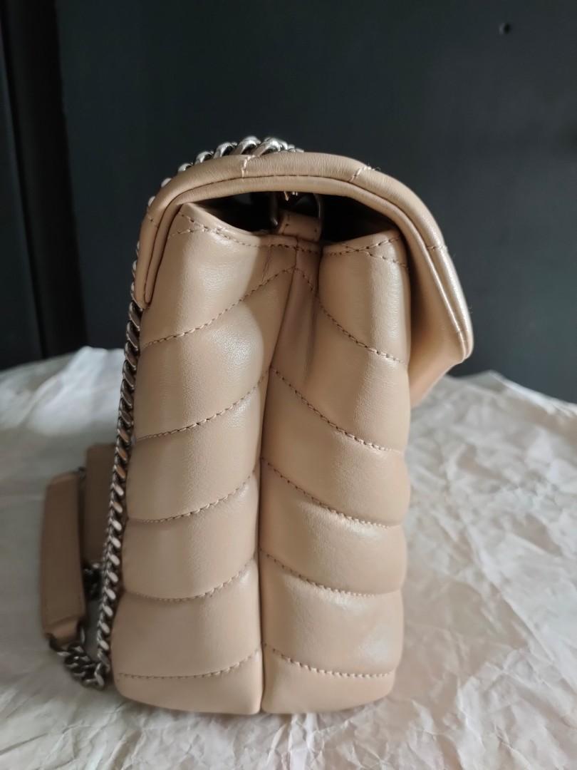 YSL Lou Lou Small Beige, Luxury, Bags & Wallets on Carousell