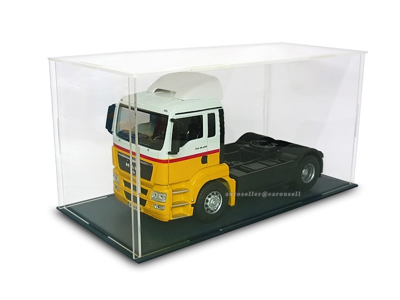 MAN TGS (1:32) 4x2 Truck Tractor - Yellow w/ white top, Hobbies & Toys ...