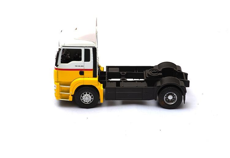 MAN TGS (1:32) 4x2 Truck Tractor - Yellow w/ white top, Hobbies & Toys ...
