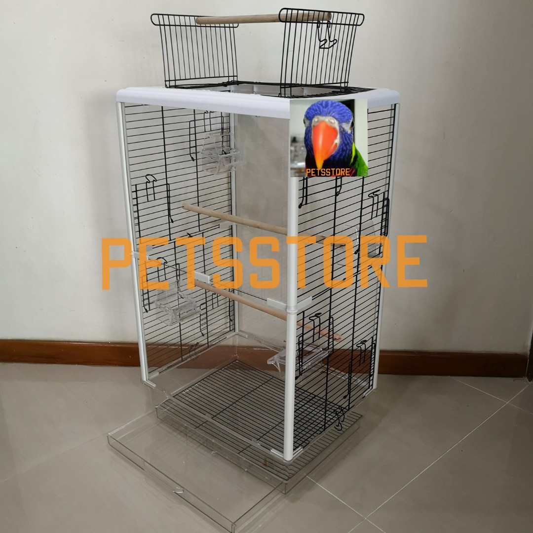 Clear Cage PE18-3, Pet Supplies, Homes & Other Pet Accessories on Carousell