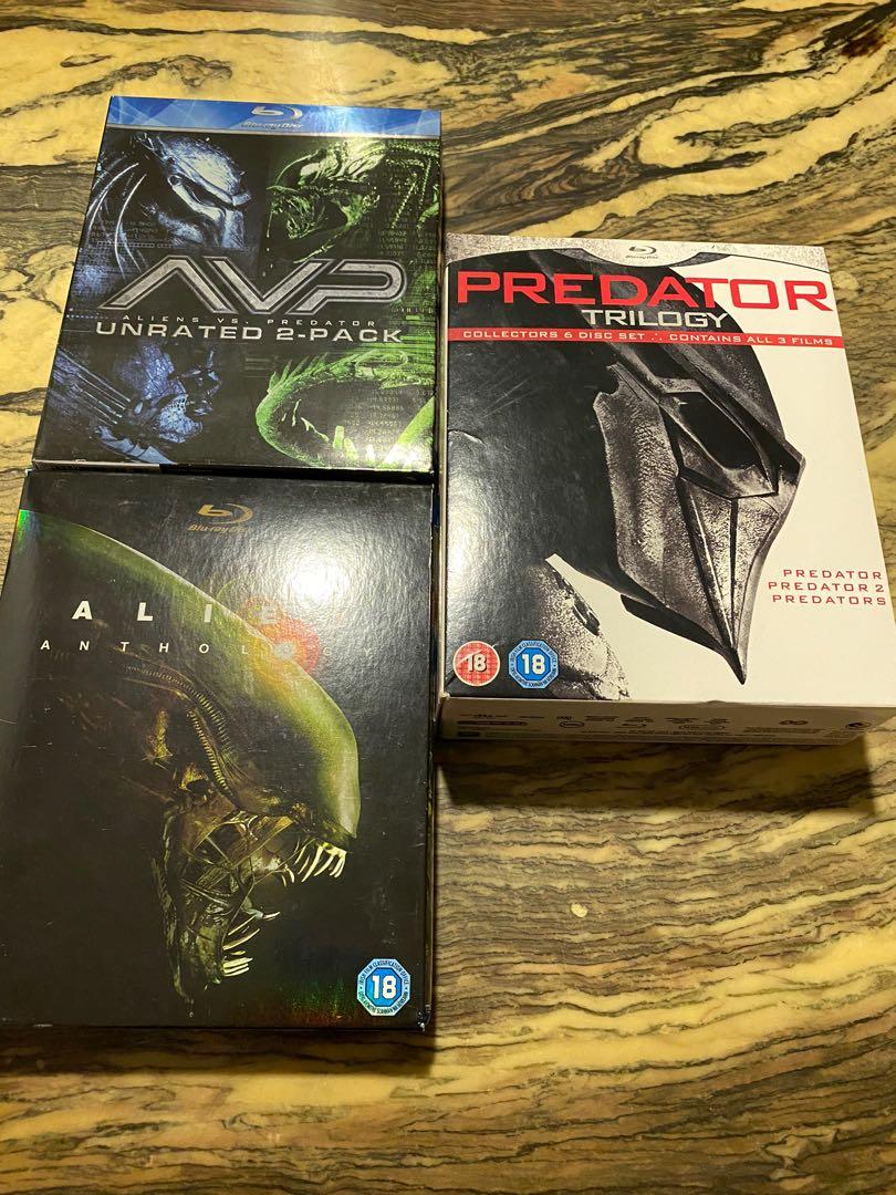 Aliens And Predators Complete Blu Ray Collection, Hobbies & Toys, Music ...