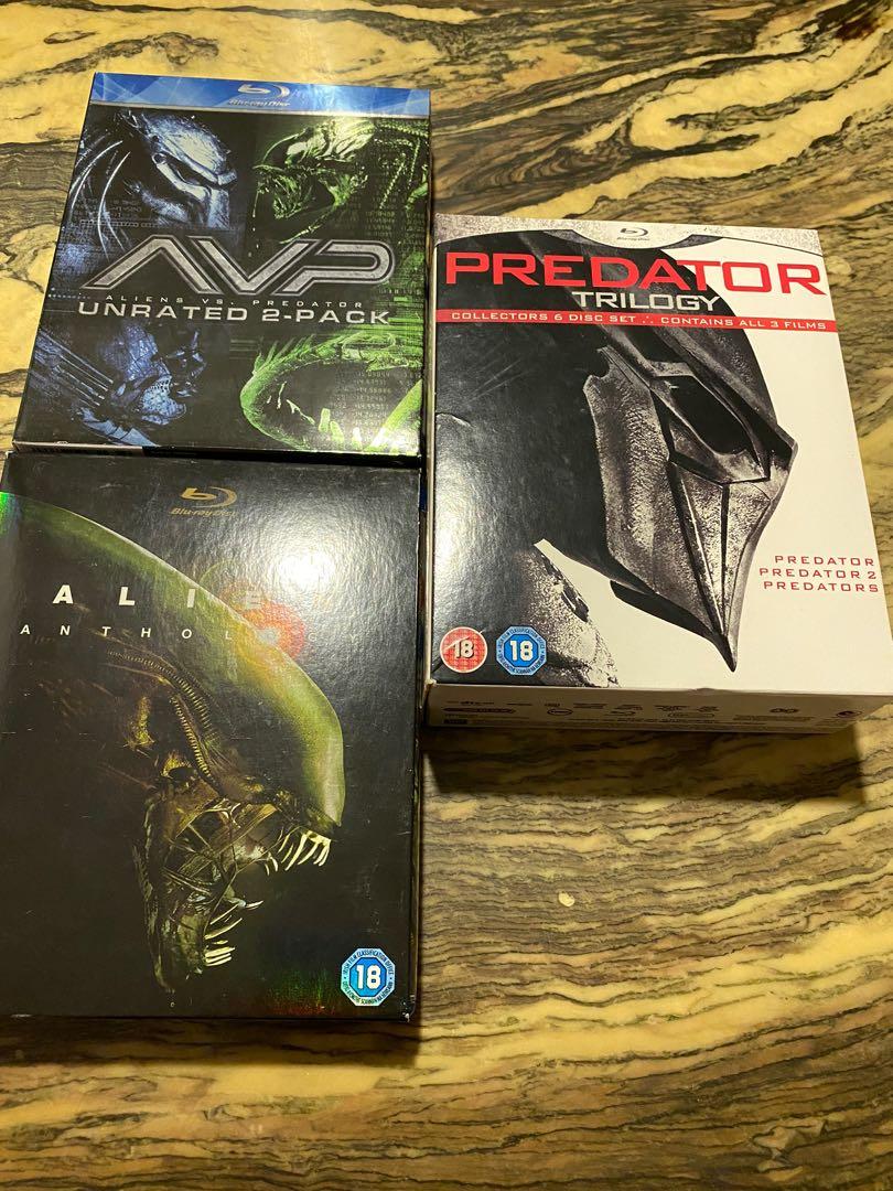 Aliens And Predators Complete Blu Ray Collection, Hobbies & Toys, Music ...