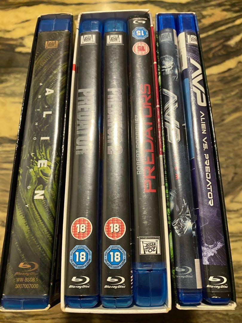 Aliens And Predators Complete Blu Ray Collection, Hobbies & Toys, Music ...