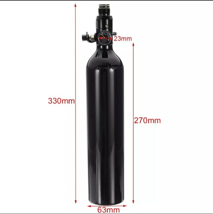 Aluminum PCP Air Tank Bottle 0.5Liter on Carousell