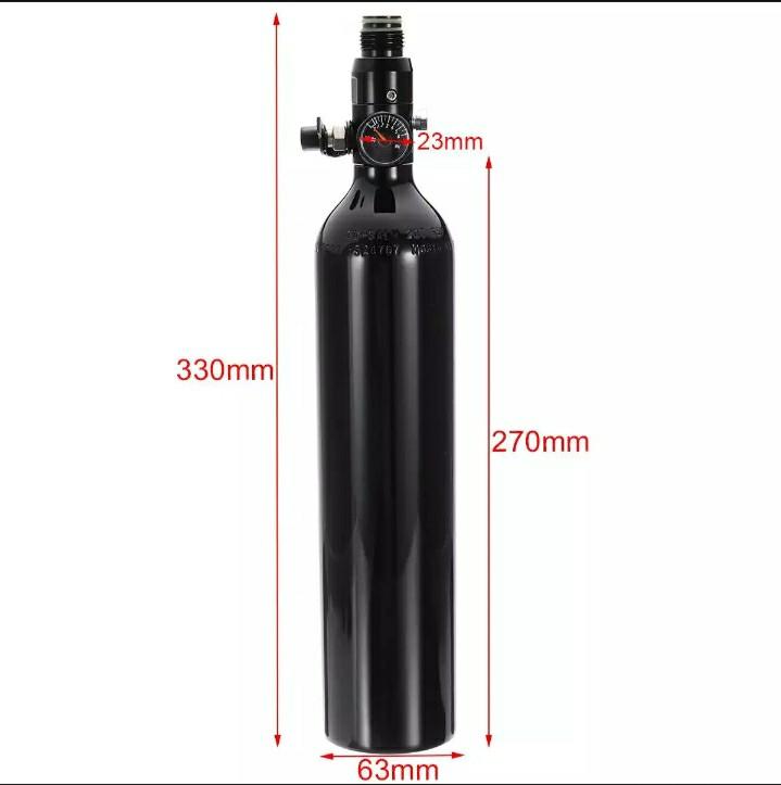 Aluminum PCP Air Tank Bottle 0.5Liter on Carousell