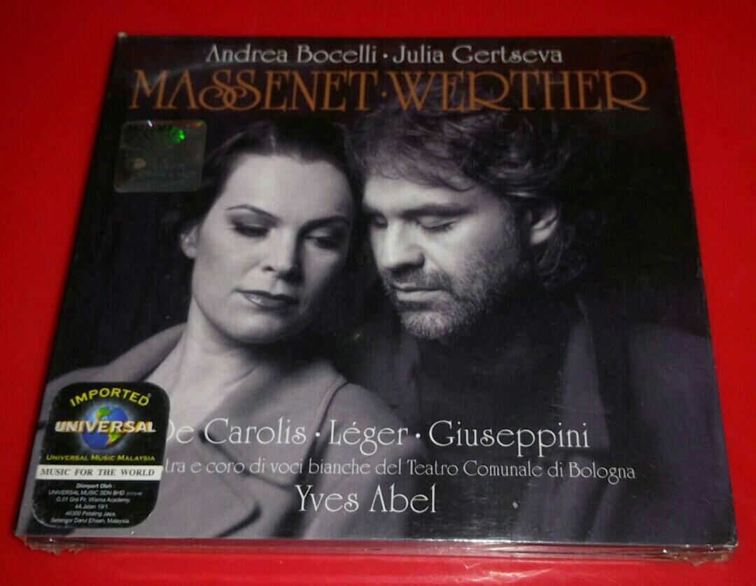 ANDREA BOCELLI & JULIA GERTSEVA : JULES MASSENET - WERTHER 2CDS, Hobbies & Toys, Music & Media ...