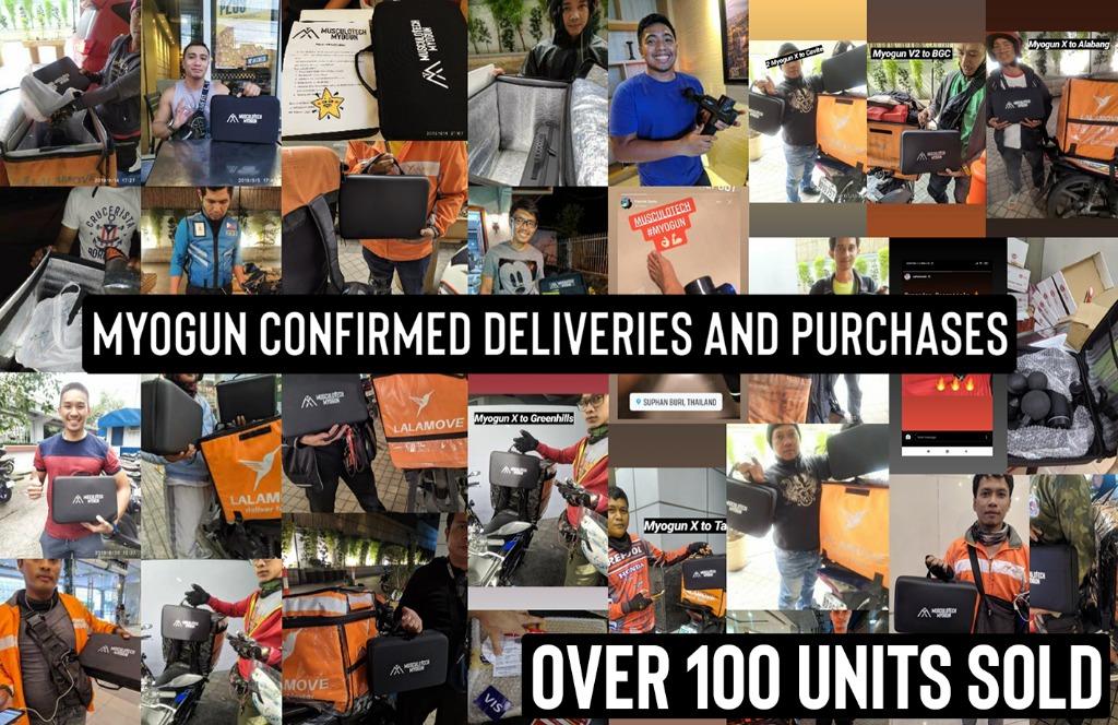 Authentic Myogun Massage gun and vibration therapy gun PHYSICAL THERAPY ...