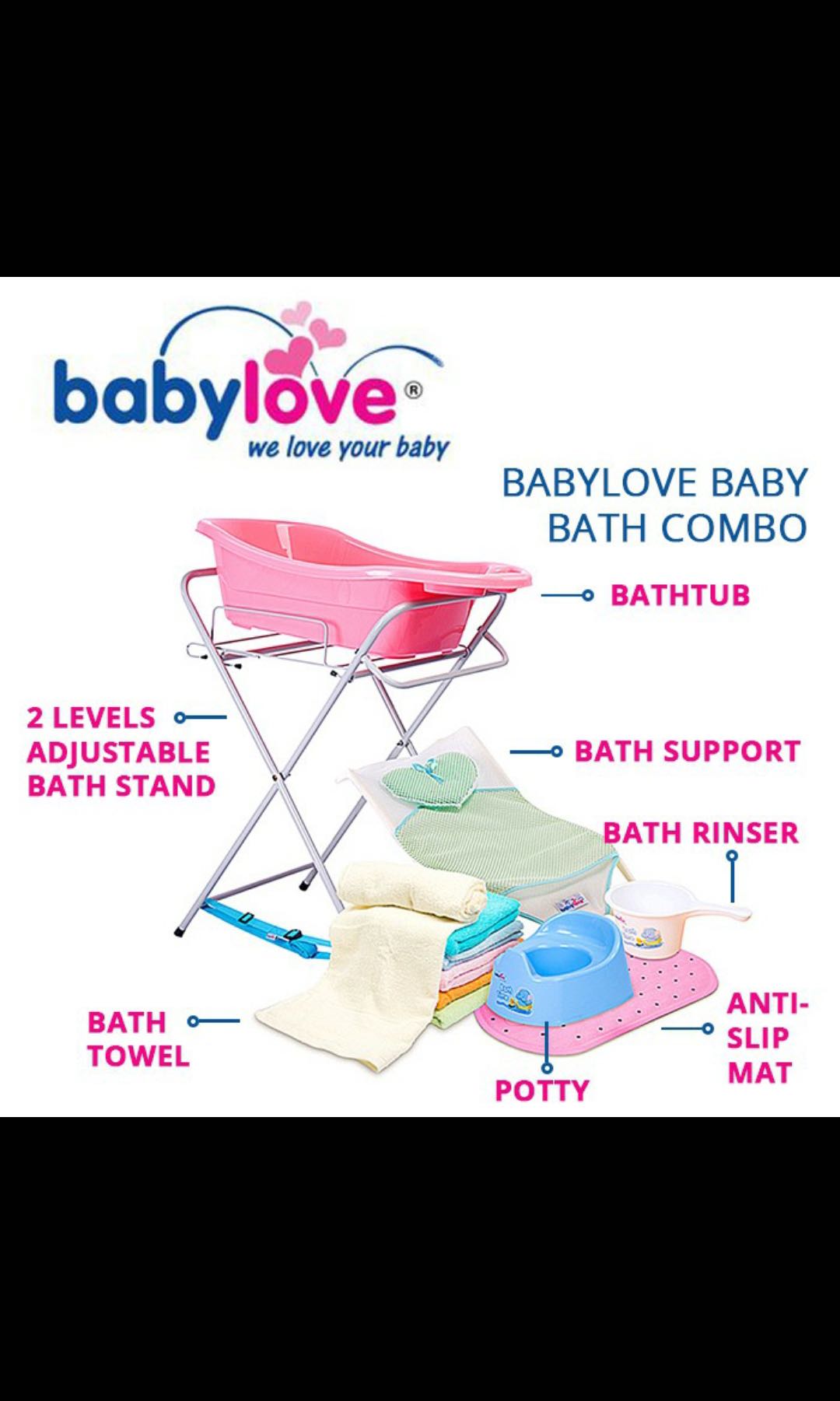 Babylove Bath Set (Various Combinations), Babies & Kids, Baby Nursery ...
