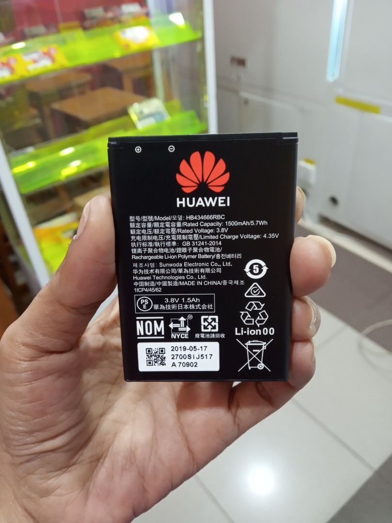 Battery Original Huawei E5573/ E5575/ E5577 Bolt Slim2, Telepon Seluler ...