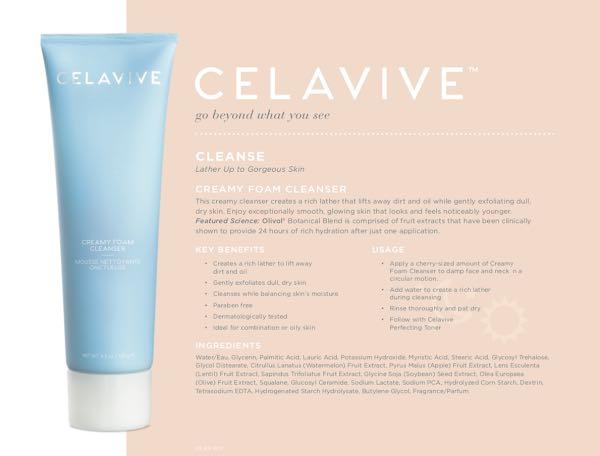 Celavive Creamy Foam Facial Cleanser, Health & Beauty, Bath & Body on ...