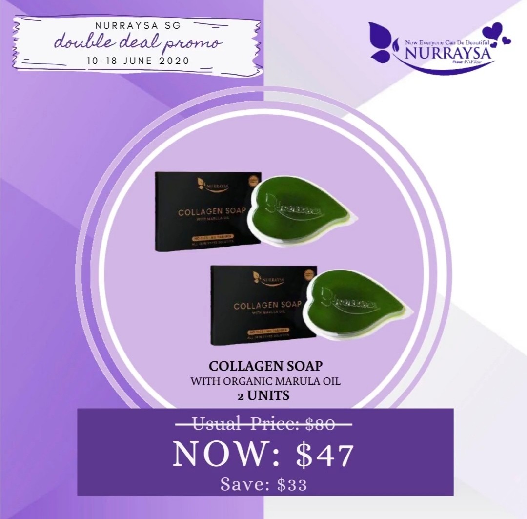 Collagen Soap with Marula Oil, Beauty & Personal Care, Bath & Body ...