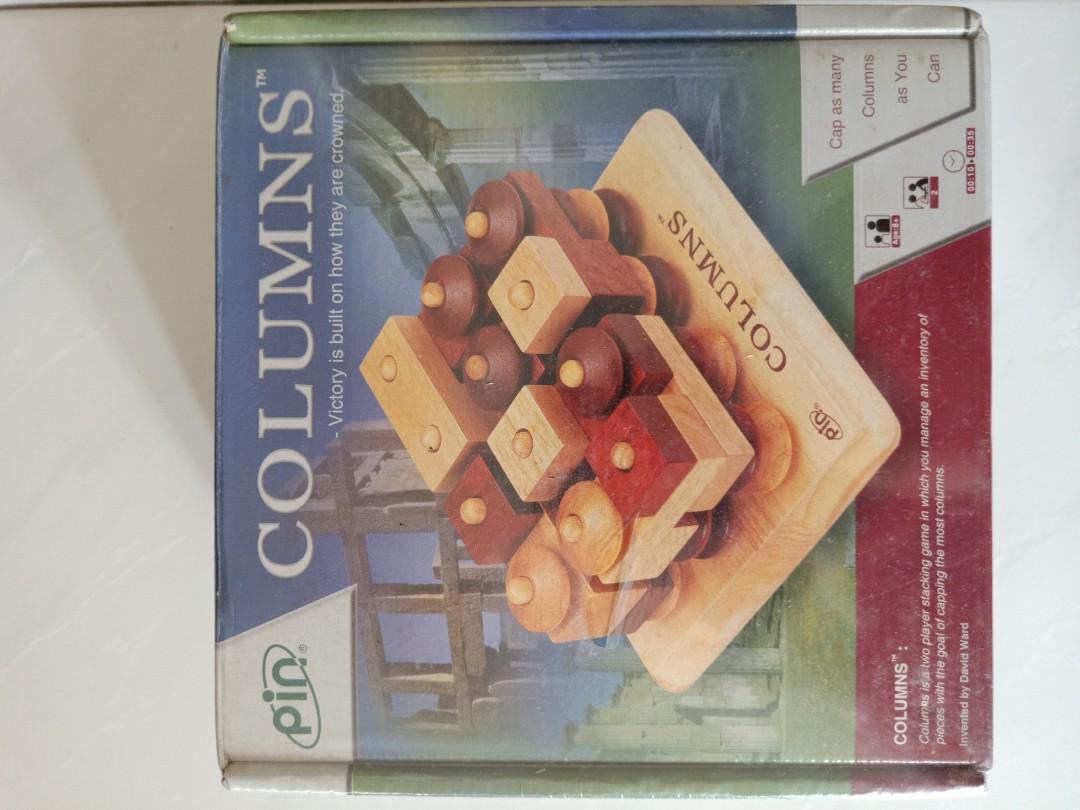 Columns Board Game Stacking Wooden Blocks, Hobbies & Toys, Toys & Games ...