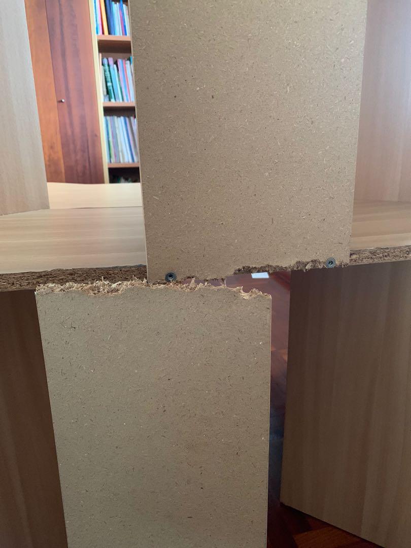 Corner Study Table (w Broken Back Support), Furniture & Home Living ...
