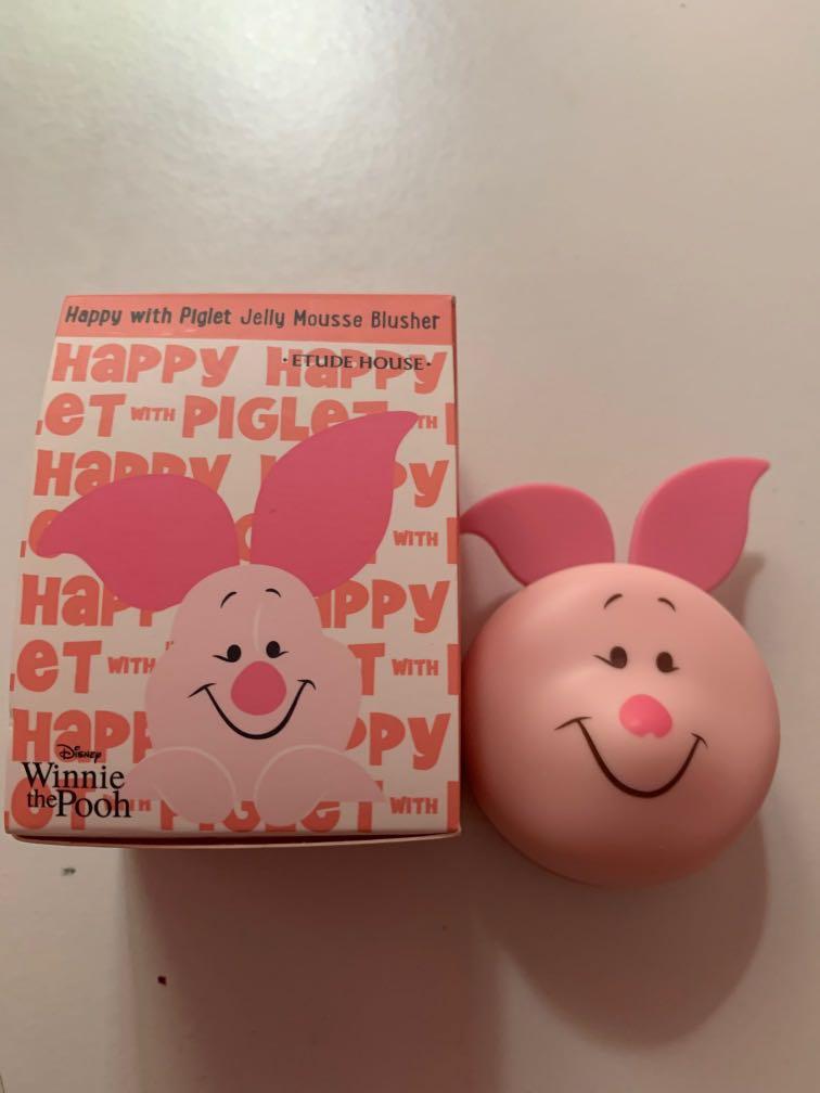 Etude House Happy with Piglet Jelly Mousse Blusher, Beauty & Personal ...
