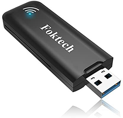 Foktech USB WiFi Adapter, AC1200Mbps USB 3.0 Wireless Network Dongle ...