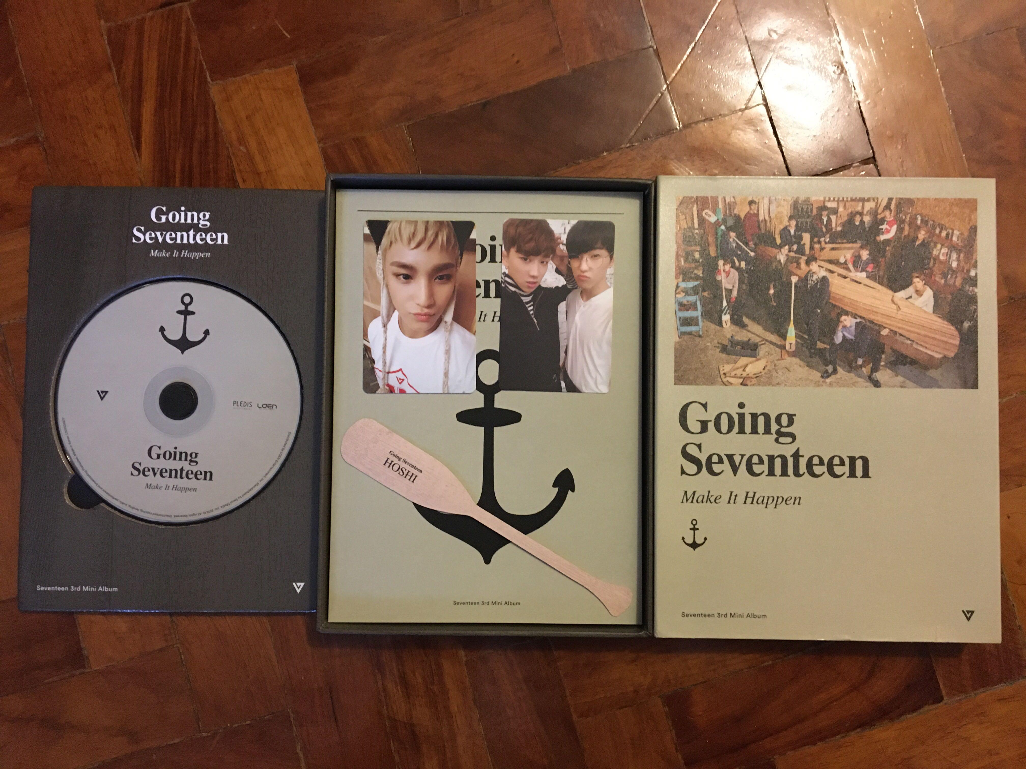Going Seventeen - Make It Happen ver. (Full Inclusions), Hobbies & Toys ...