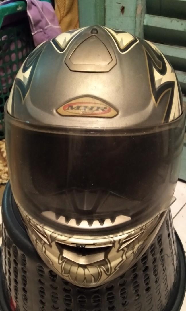 Helmet MHR fullface, Auto Accessories on Carousell