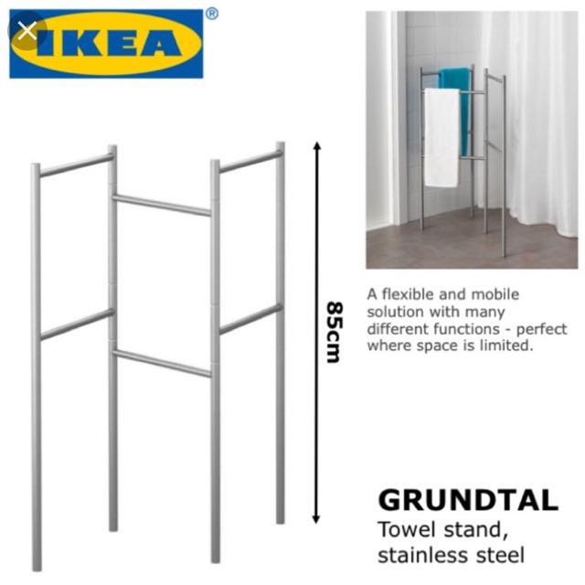 IKEA GRUNDTAL tower stand, Furniture & Home Living, Furniture, Shelves ...