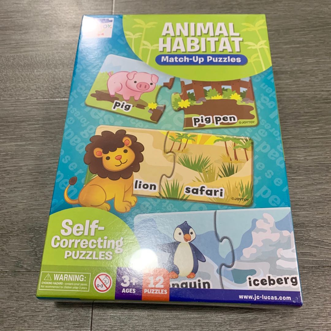 JoyToy Animal Habitat Puzzle for Sale on Carousell