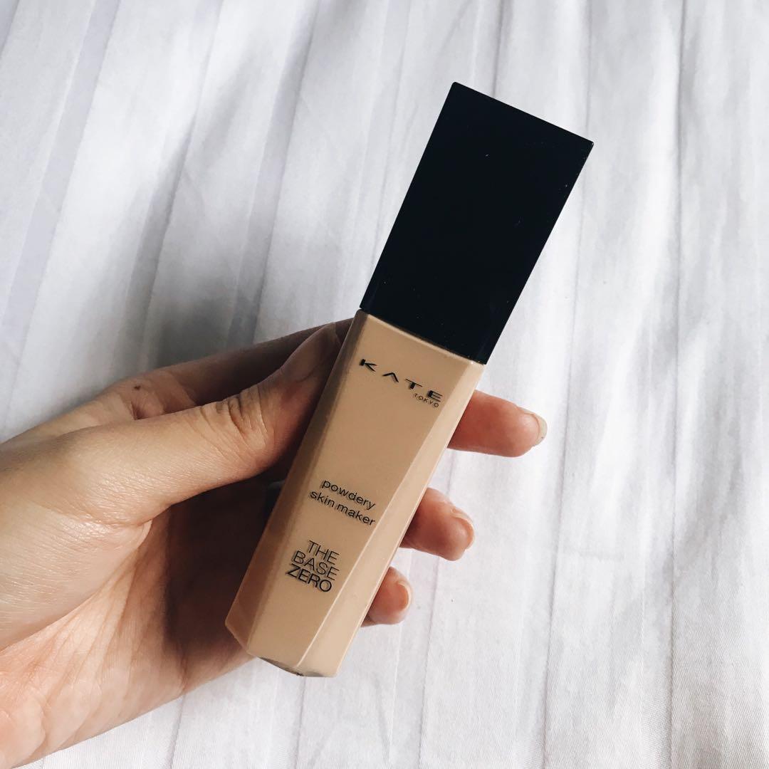 Kate Powdery Skin Maker Foundation 02, Beauty & Personal Care, Face ...