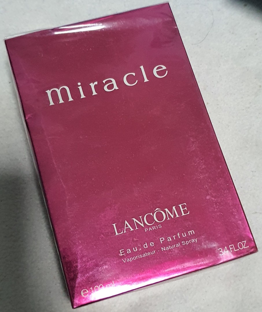LANCOME MIRACLE 100ML, Beauty & Personal Care, Fragrance & Deodorants ...