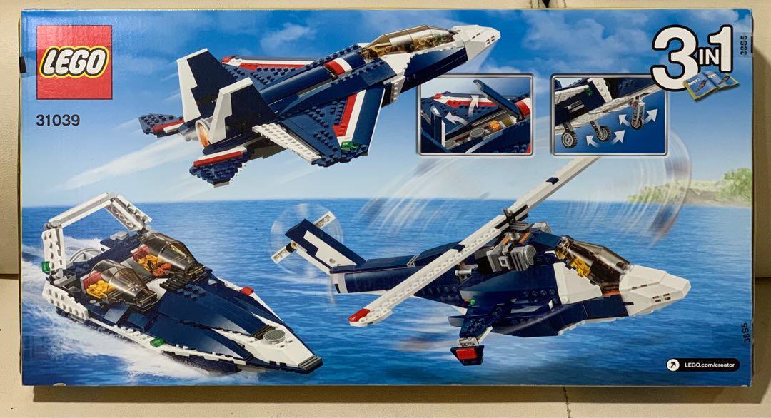 Lego creator 31039 藍色戰鬥機, 興趣及遊戲, 玩具 & 遊戲類 - Carousell