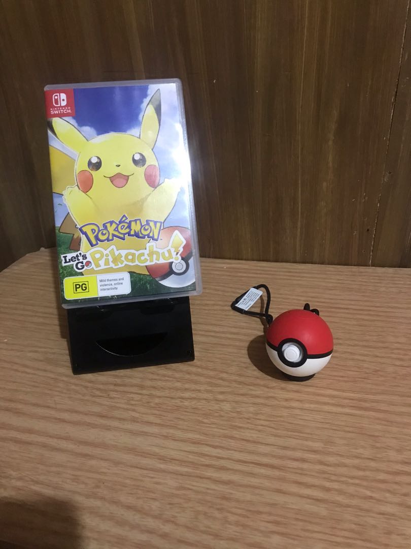 Lets go pickachu with pokeball plus (unused mew), Video Gaming, Video ...