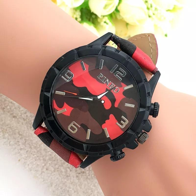 Men watch-pinbo camouflage, Men's Fashion, Watches on Carousell
