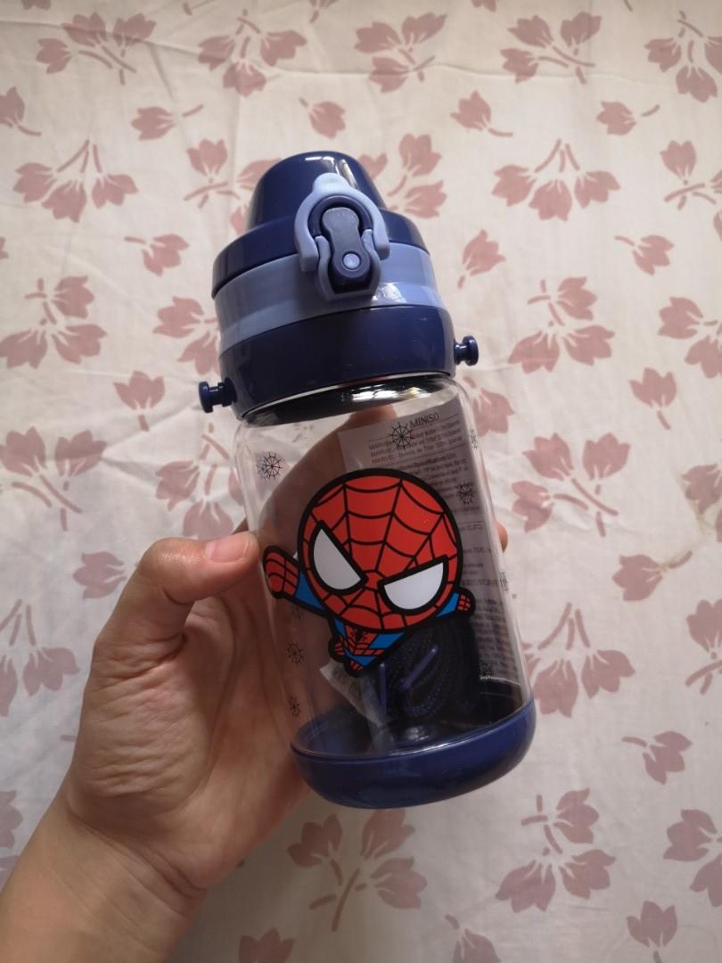 Miniso Spiderman Tumbler, Babies & Kids, Nursing & Feeding, Soothers ...