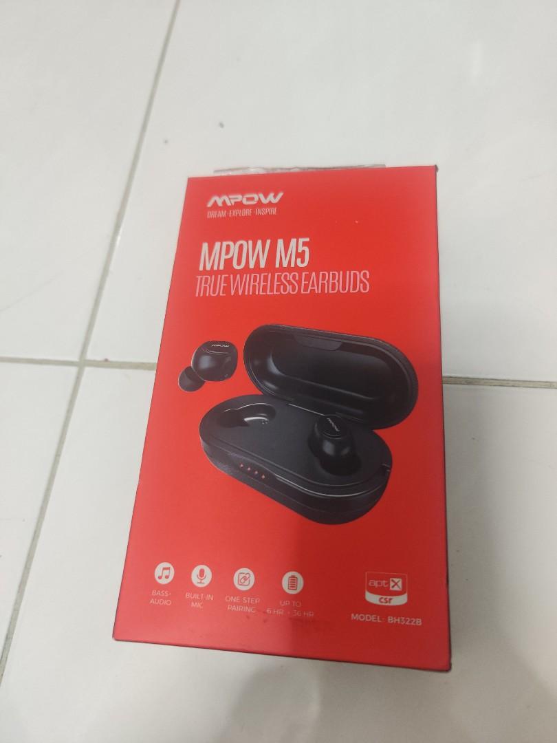 Mpow m5 wireless earbuds, Audio, Earphones on Carousell