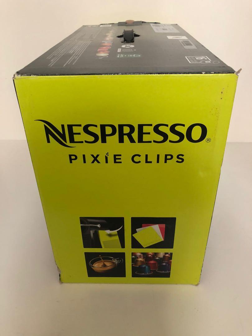 Nespresso Pixie clips coffee machine, TV & Home Appliances, Kitchen Appliances, Coffee Machines ...