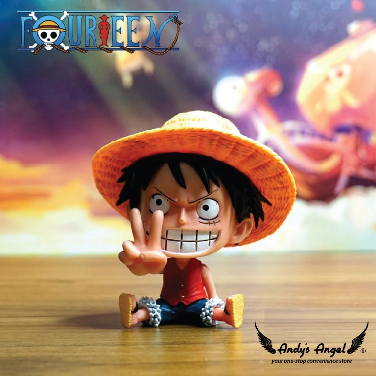 One Piece Monkey D. Luffy - Japanese Cartoon Character Model Toy Anime ...