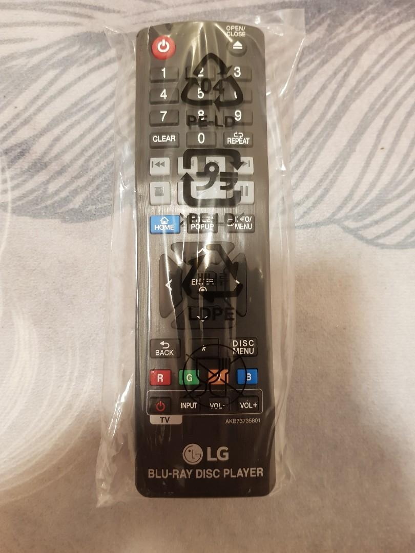 Original LG Blu-Ray DVD Remote Control, TV & Home Appliances, TV ...