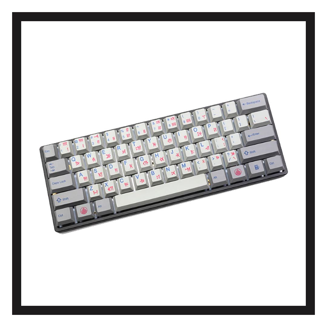PBT Cuneiform keycaps CHERRY profile, Computers & Tech, Parts ...
