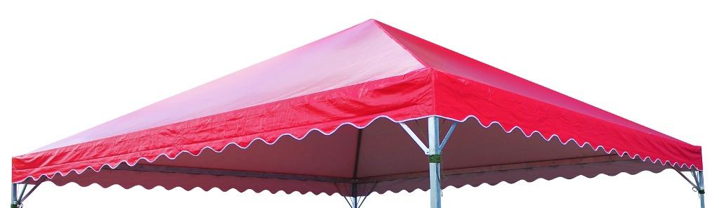 Pyramid Design 20' x 20' Canvas Only Canopy Tent Roof Top Kanvas Saja ...