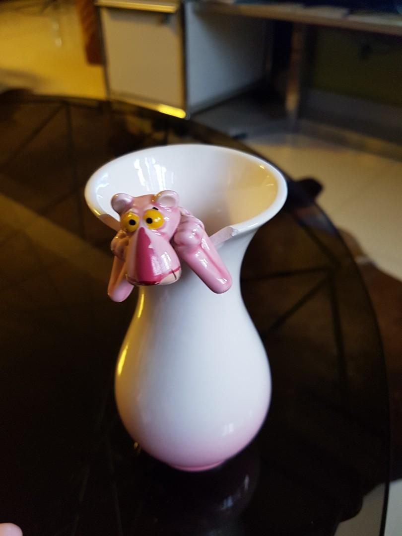 Rare 80's porcelain pink panther figurines, Vintage & Collectibles ...