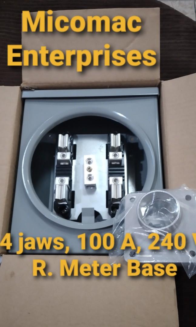 Rectangular meter socket, Furniture & Home Living, Lighting & Fans ...