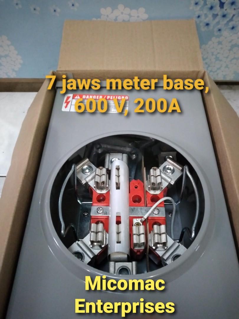 Rectangular meter socket, Furniture & Home Living, Lighting & Fans ...