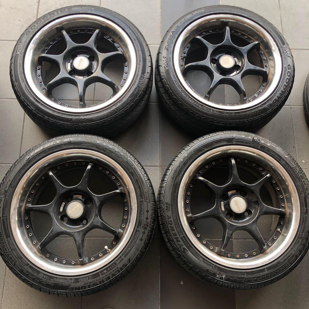 Rim Enkei RS Evolution 16x7JJ PCD100, Auto Accessories on Carousell