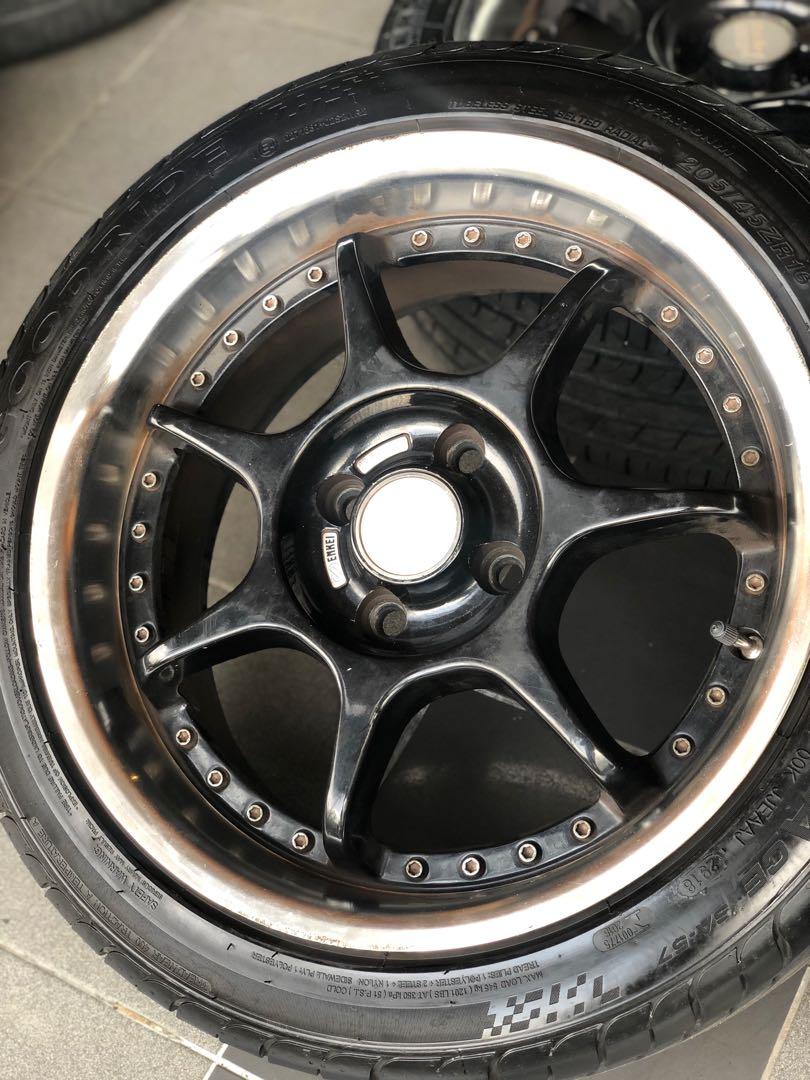 Rim Enkei RS Evolution 16x7JJ PCD100, Auto Accessories on Carousell