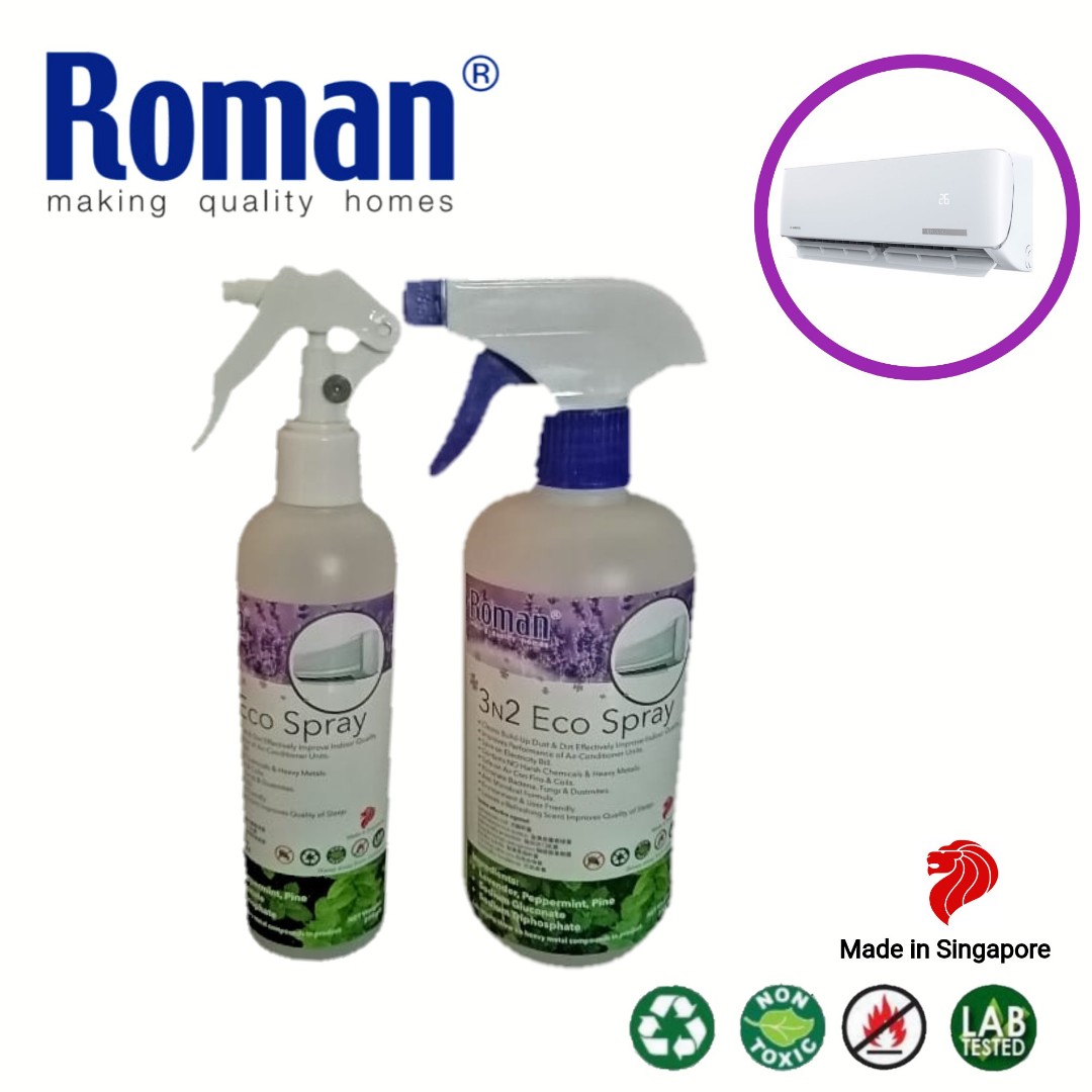 Roman 3n2 AirCon Cleaner Eco Spray, TV & Home Appliances, Air ...