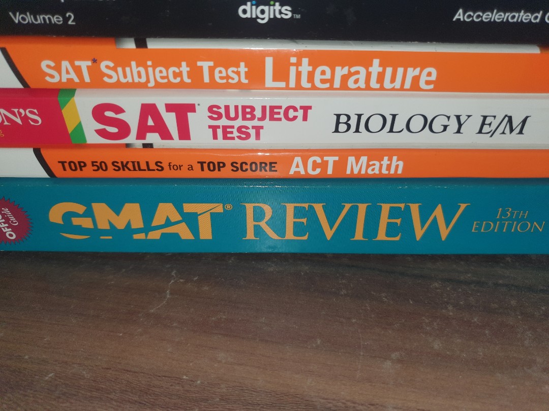 SAT/ACT/GMAT Reviewer, Hobbies & Toys, Books & Magazines, Assessment ...