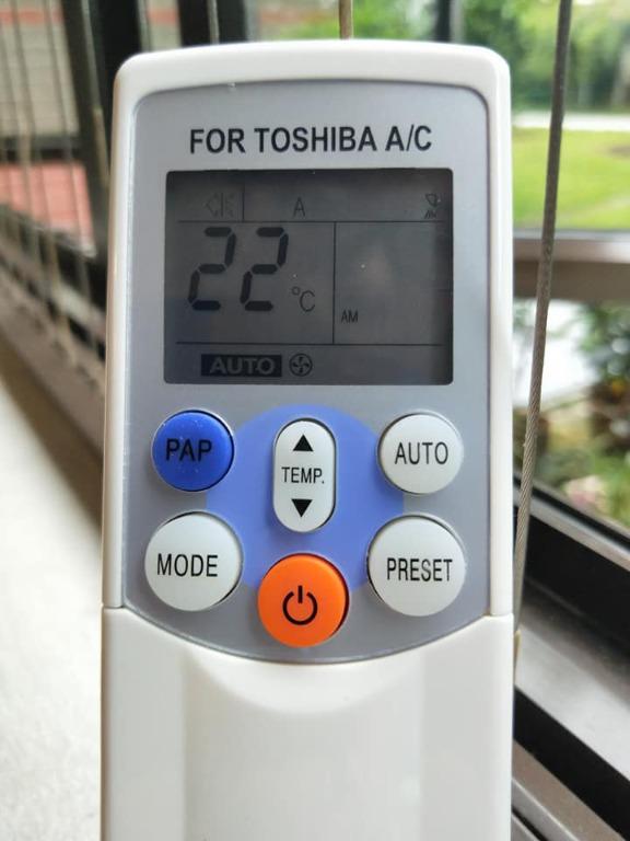 Toshiba Aircon Remote Control WH-H01JE WC-H01EE brand new, TV & Home ...