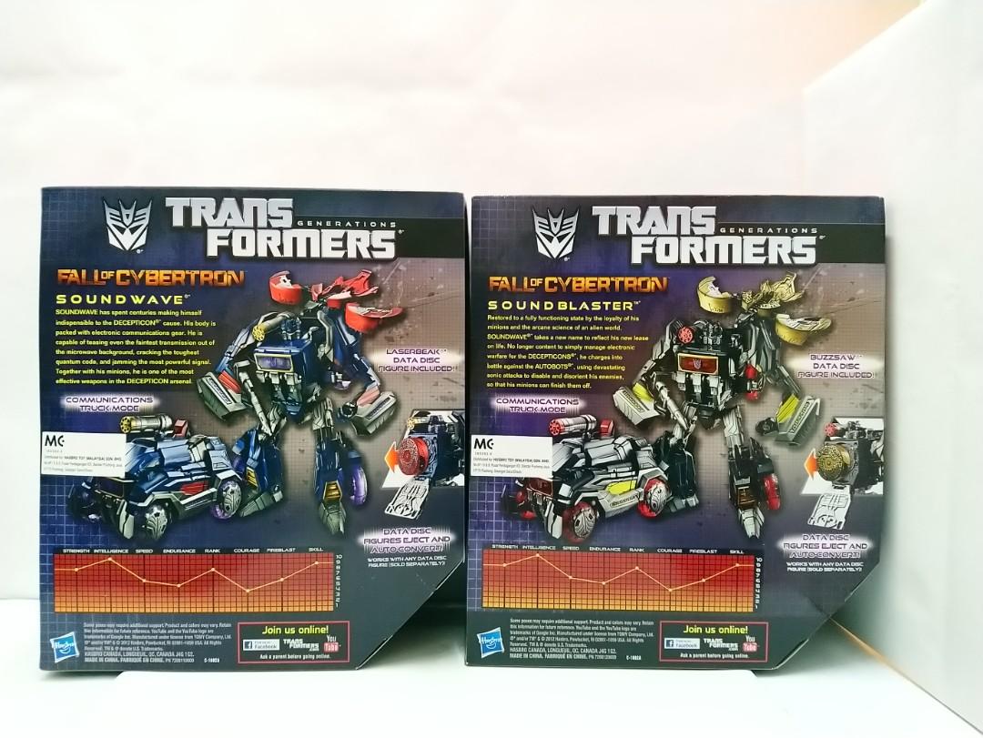 Transformers Generation FOC Soundwave Soundblaster, Hobbies & Toys ...