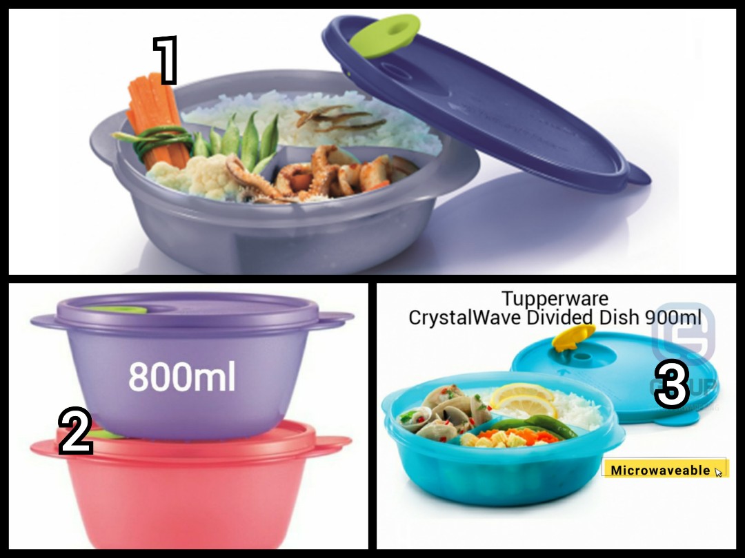 Tupperware Lunch Box (Microwaveable), Furniture & Home Living ...