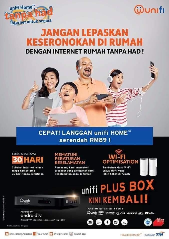 Unifi Plus Box 30 Days Free, Everything Else, Others on Carousell