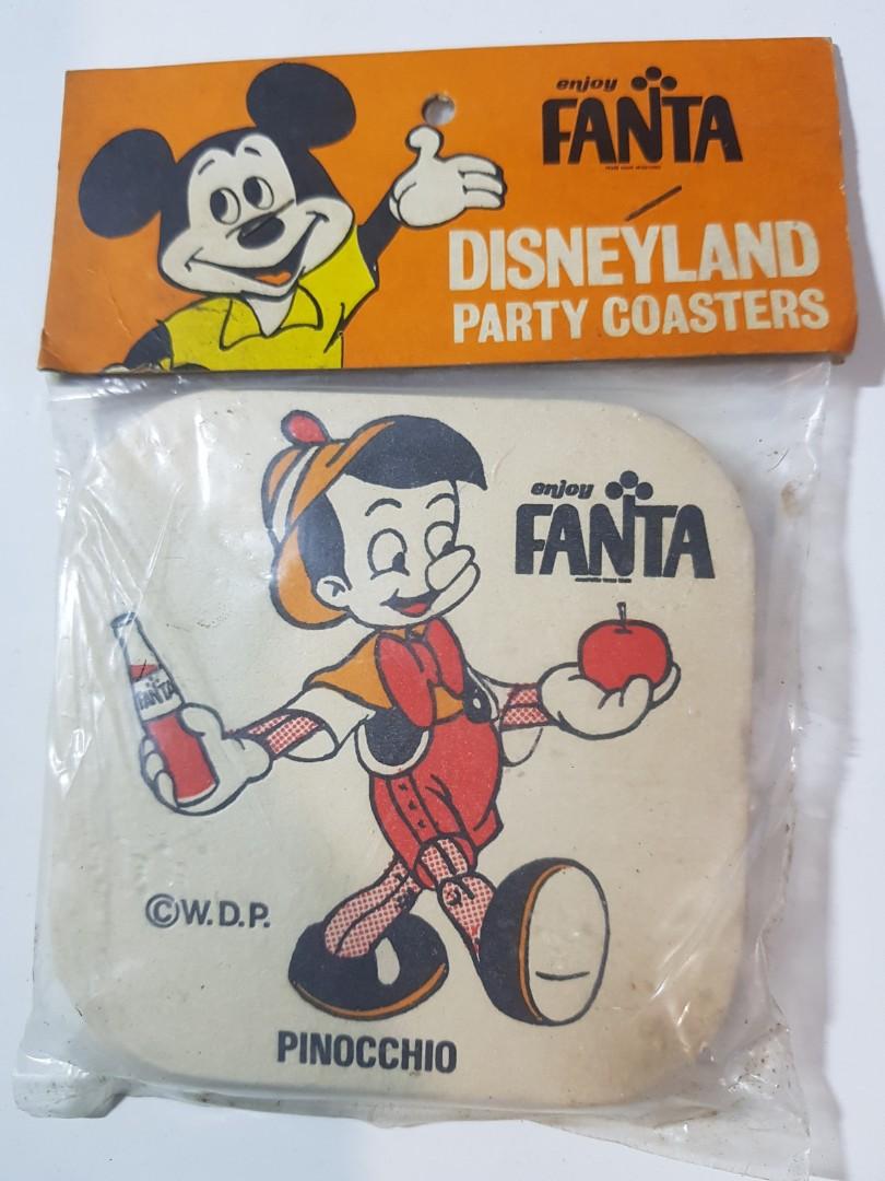 Vintage Fanta Disneyland party coasters, Hobbies & Toys, Memorabilia ...
