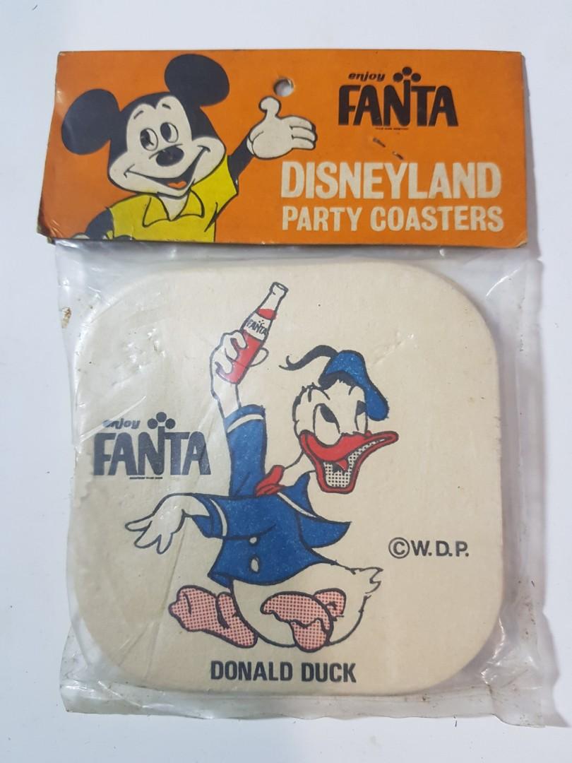 Vintage Fanta Disneyland party coasters, Hobbies & Toys, Memorabilia ...