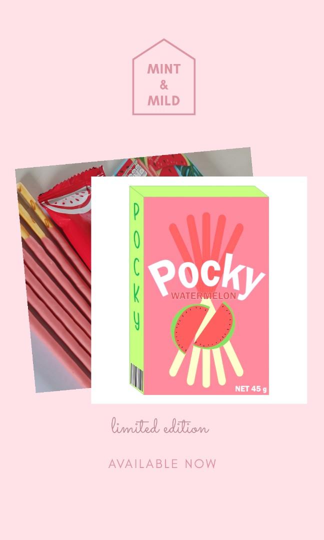 Watermelon Pocky (Limited Edition), Food & Drinks, Fresh Produce on ...